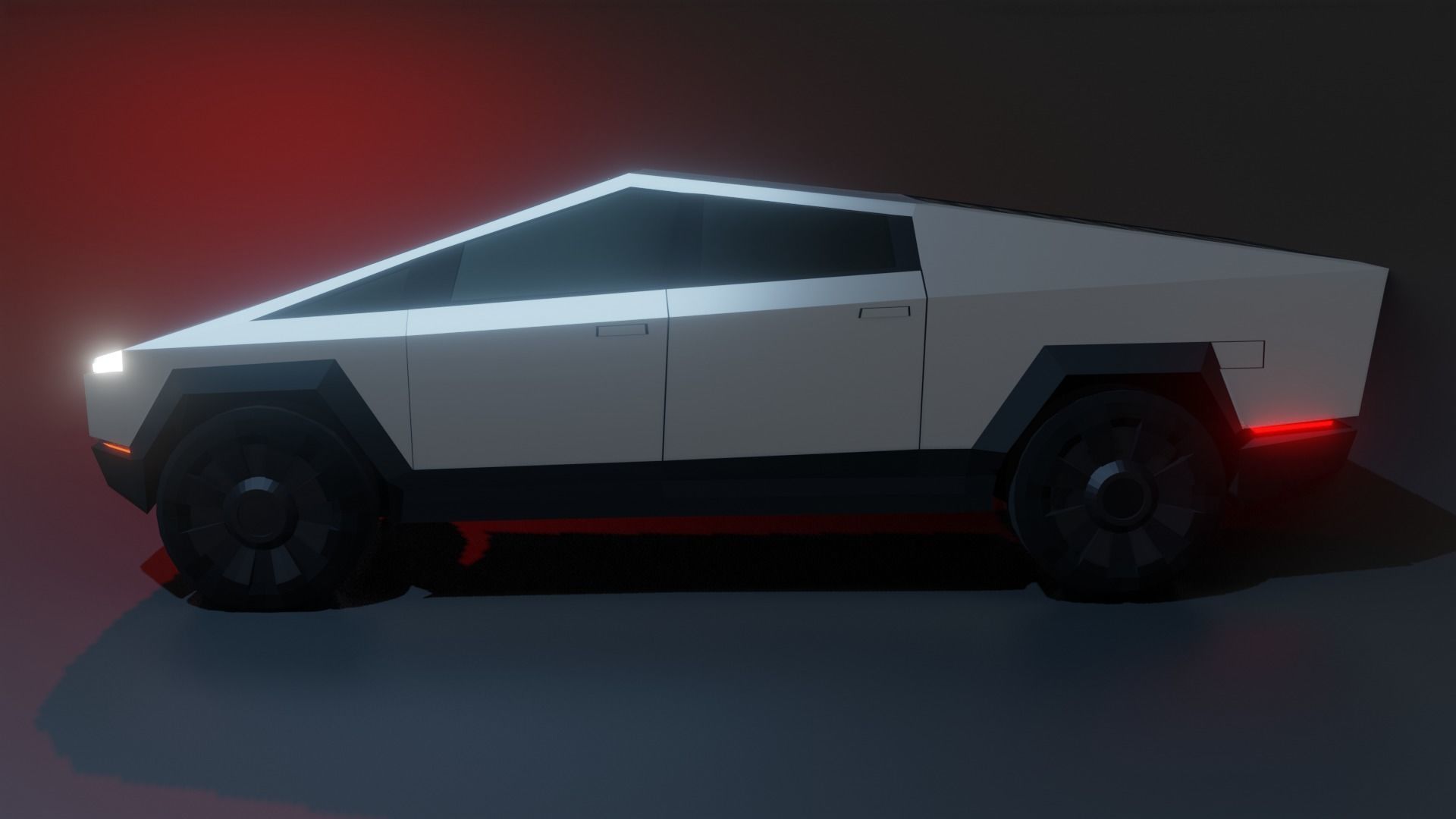 3D model Tesla Cybertruck VR / AR / low-poly | CGTrader