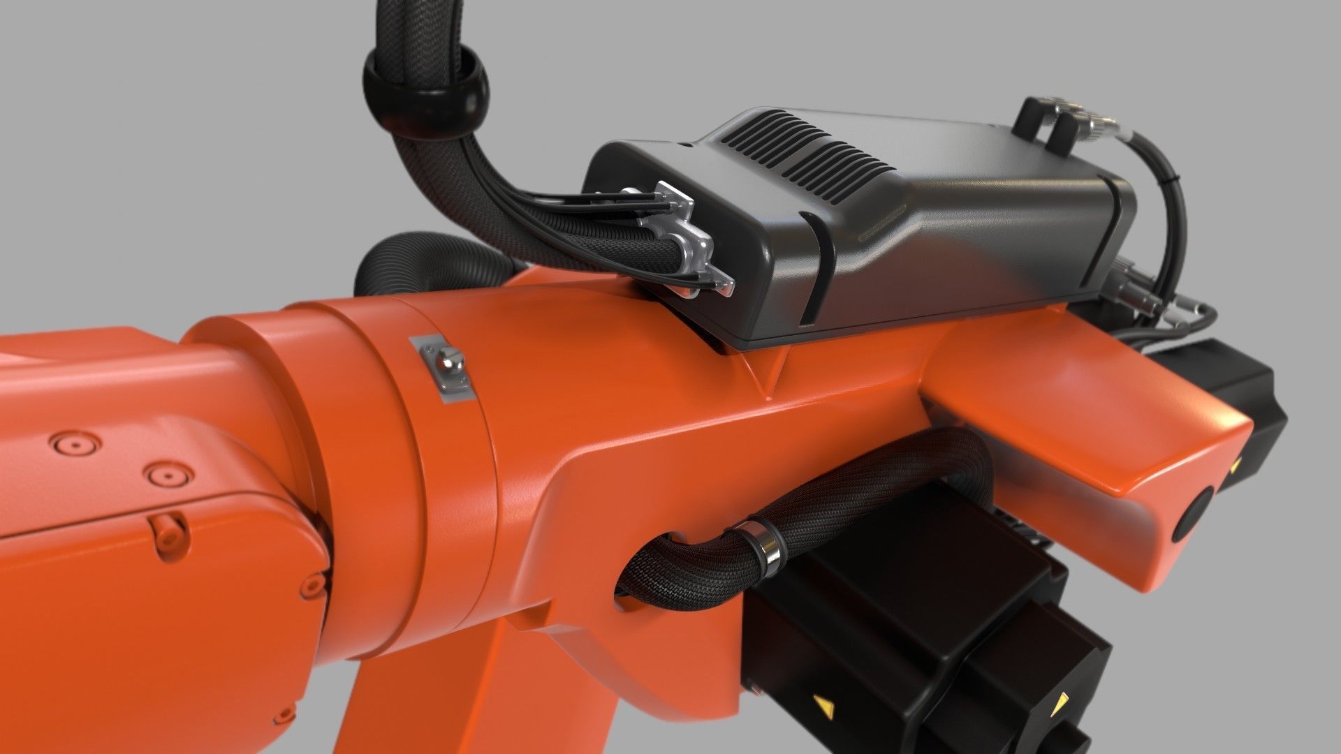 KUKA Hybrid Laser welding Robot IK and FK 3D model rigged | CGTrader