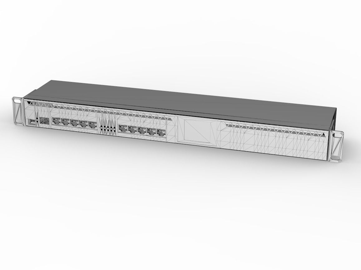Mikrotik Routerboard RB2011 UiAS-RM Rackmount Router 3D model | CGTrader