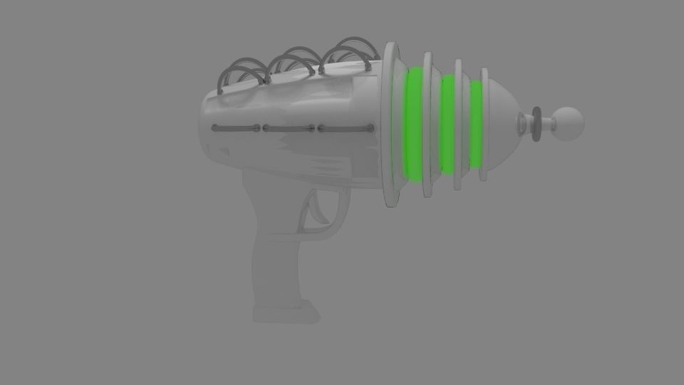 Alien Gun 3D model | CGTrader