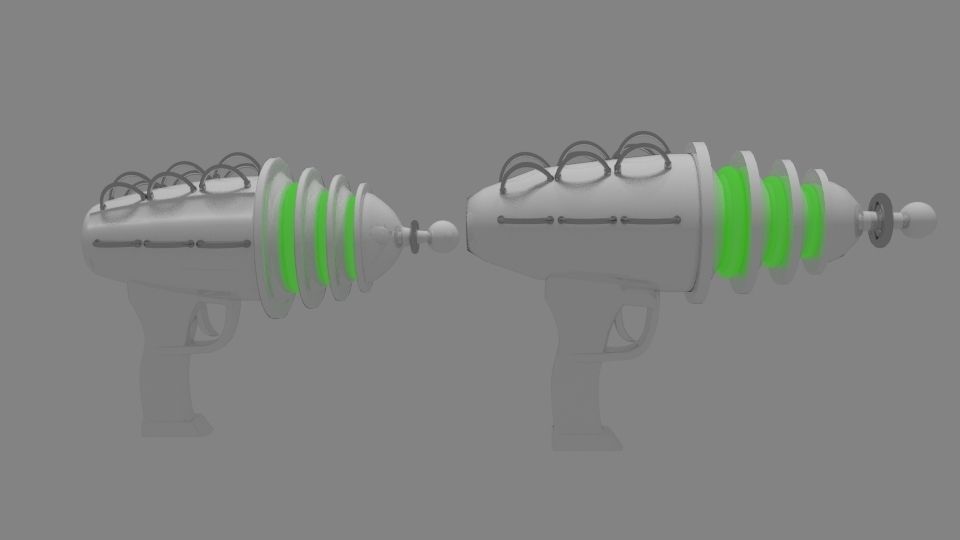 Alien Gun 3D model | CGTrader