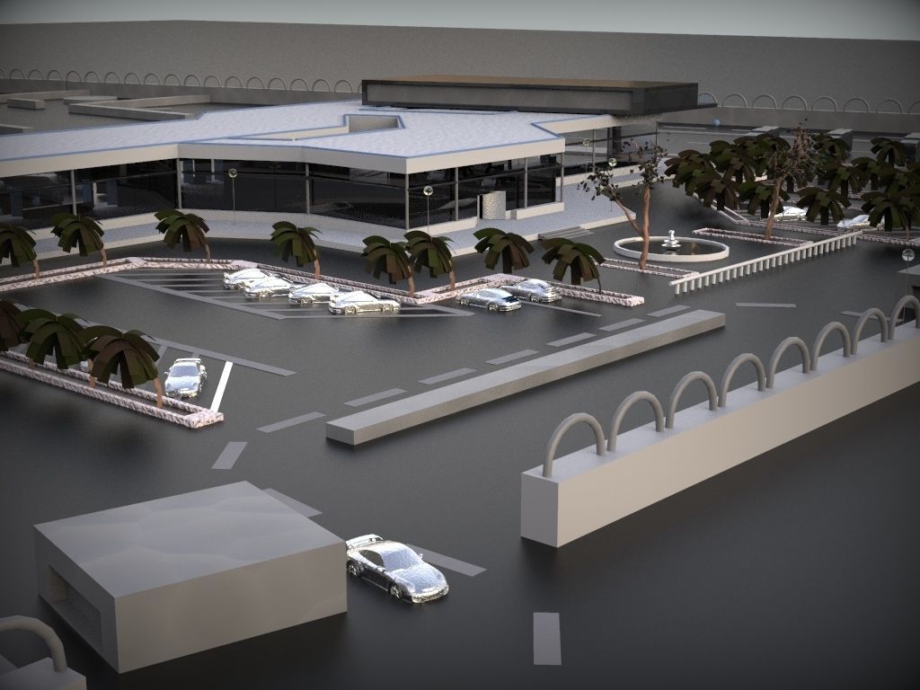 Luxury Terminal 3D model | CGTrader