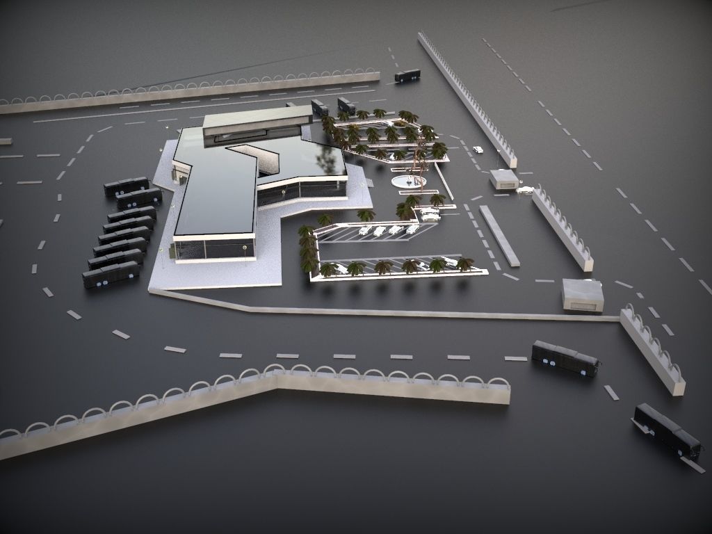 Luxury Terminal 3D model | CGTrader