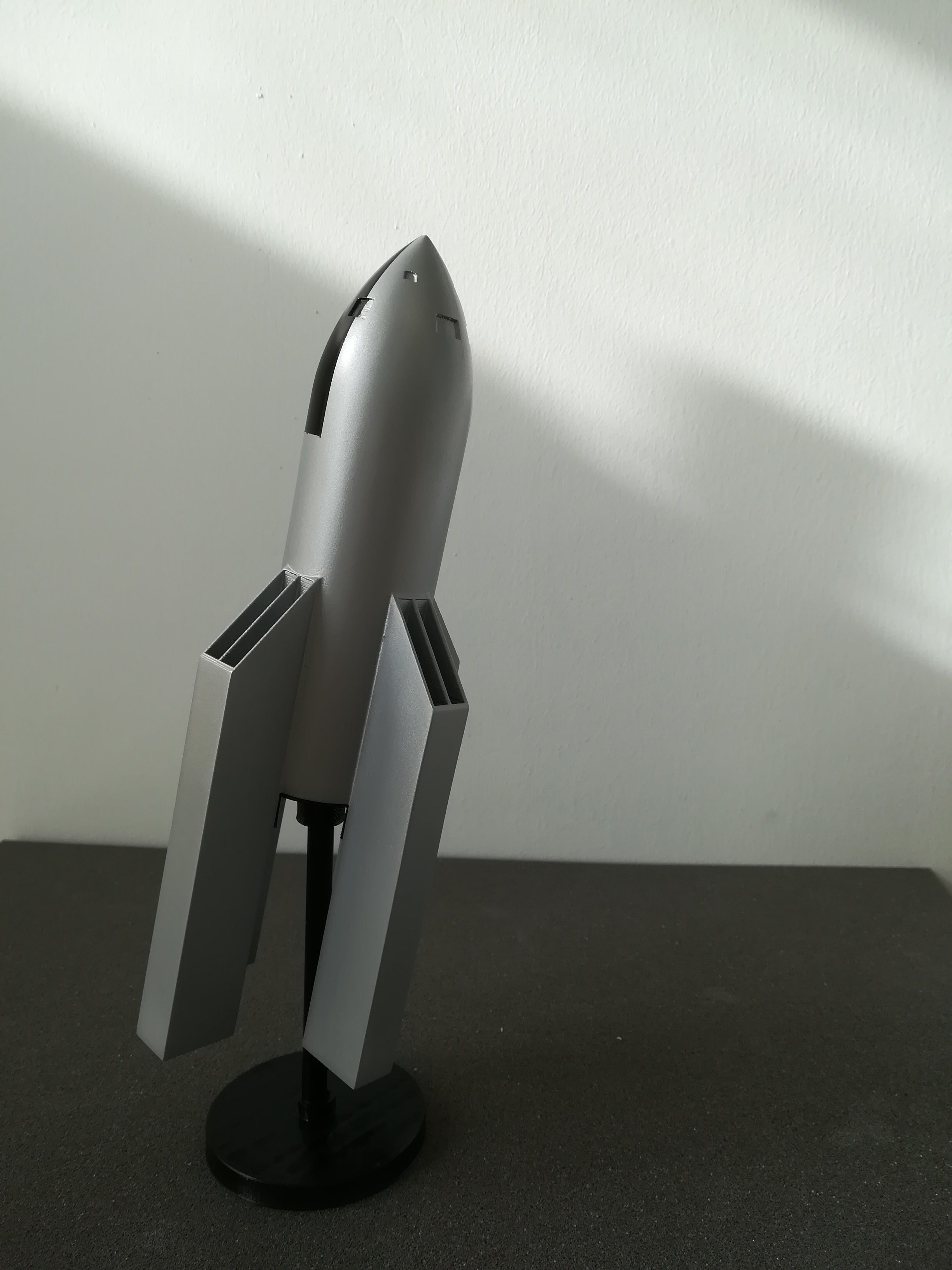 Friede rocket form Frau im mond movie 3D model 3D printable | CGTrader
