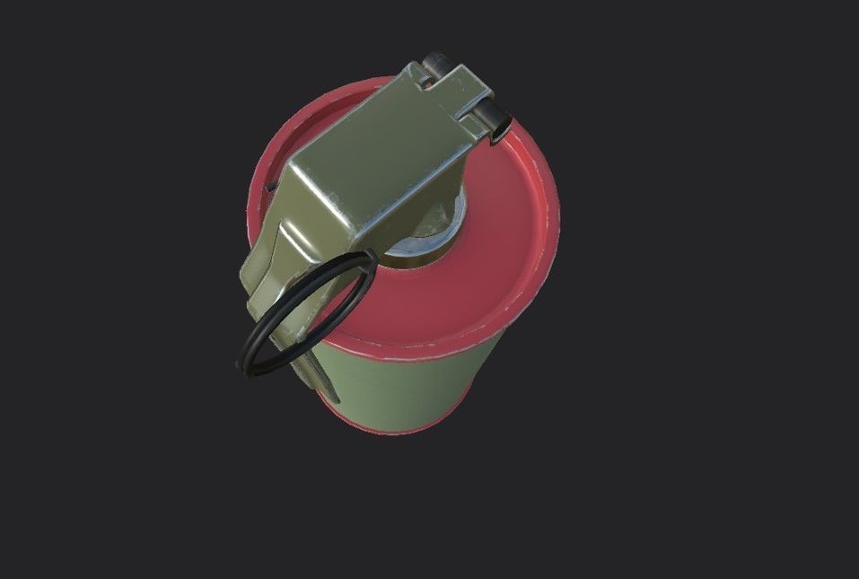 Smoke bomb free VR / AR / low-poly 3D model | CGTrader