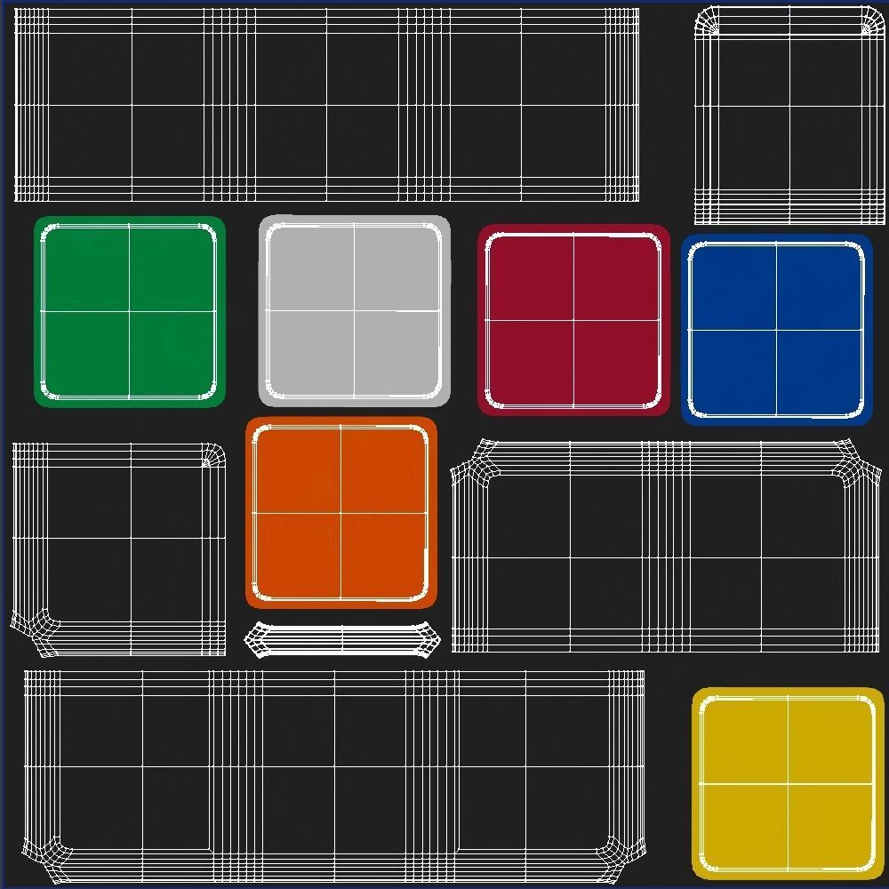 3D model Rubik Cube Speed Solve Animation VR / AR / low-poly rigged ...