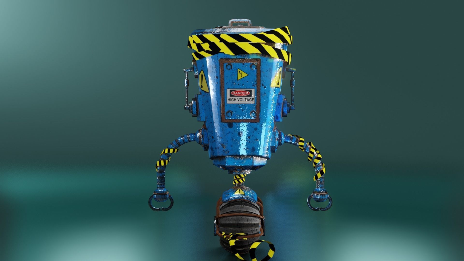 robot AC-1 3D model rigged | CGTrader