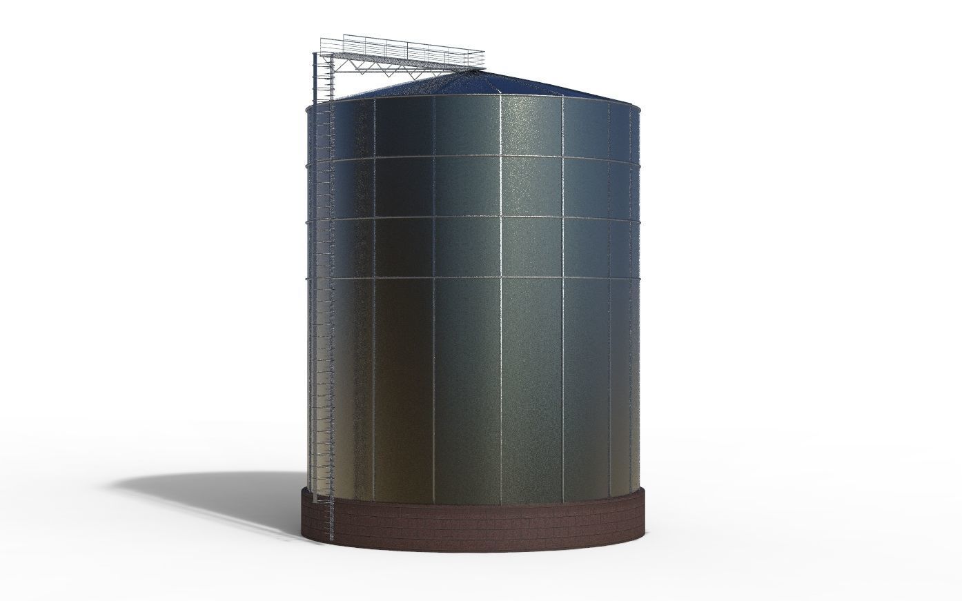 Raw materials silos tank 3D model | CGTrader