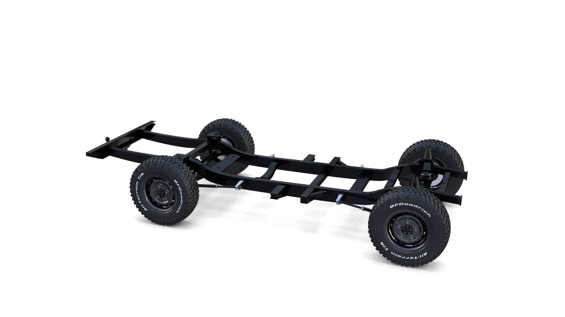 Range Rover Classic Chassis 3D model | CGTrader