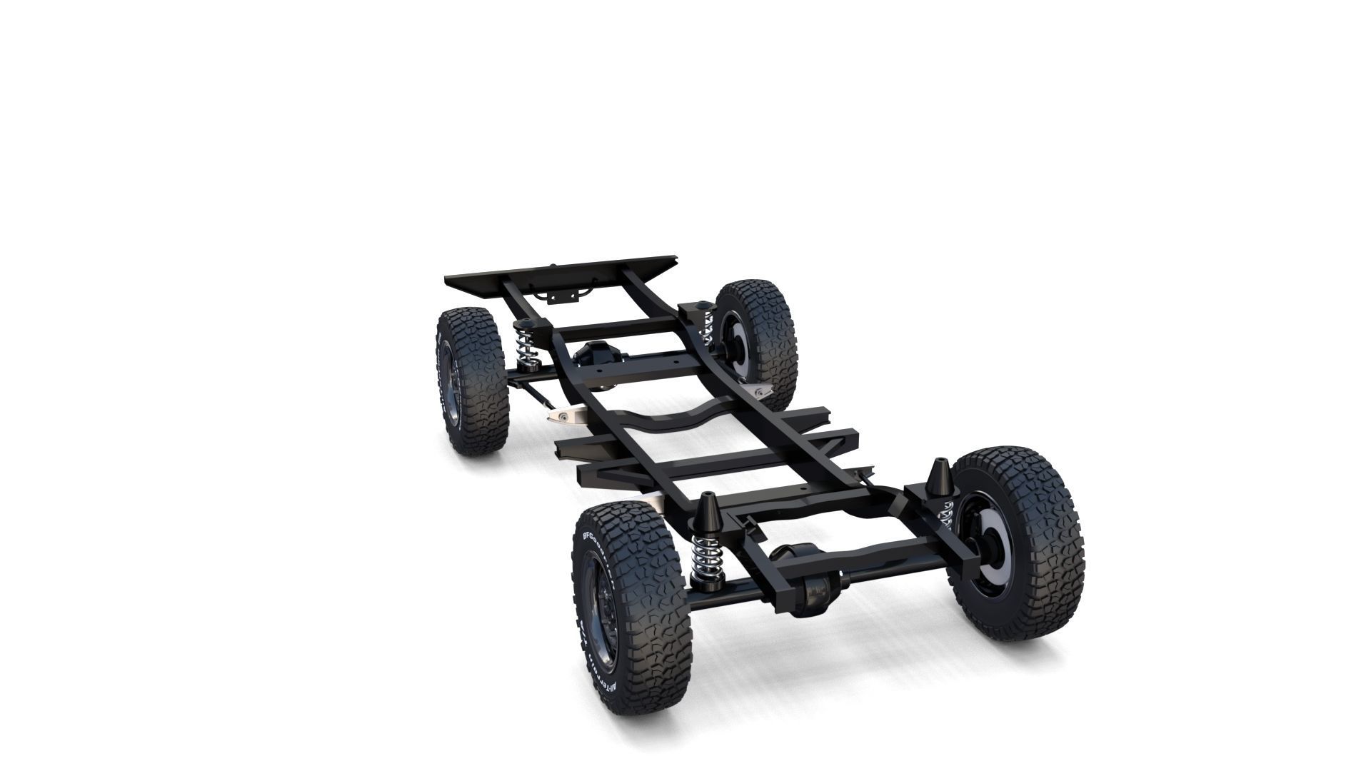 Range Rover Classic Chassis 3D model | CGTrader