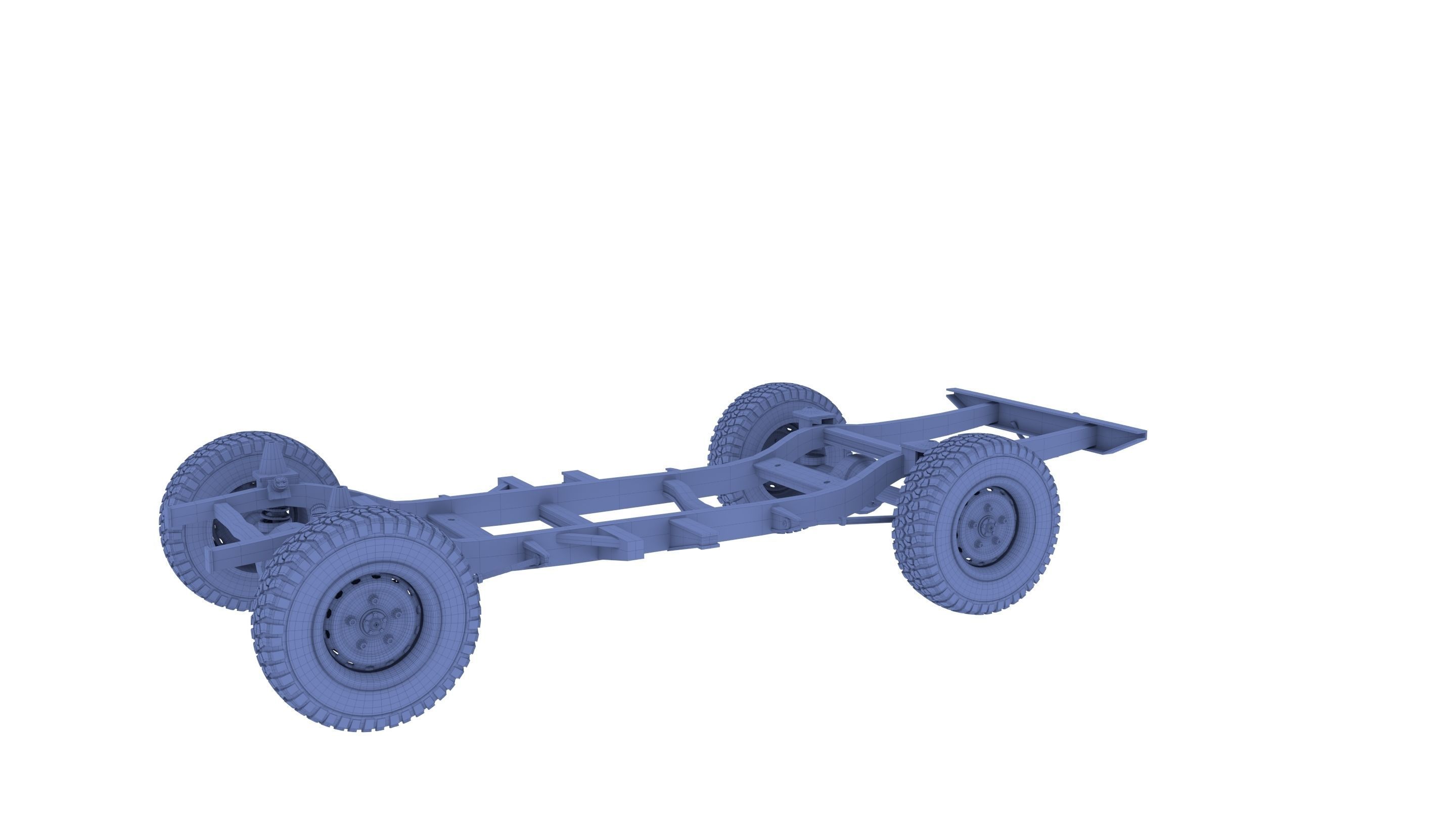 Range Rover Classic Chassis 3D model | CGTrader