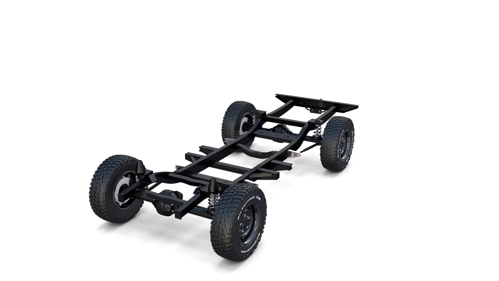 Range Rover Classic Chassis 3D model | CGTrader