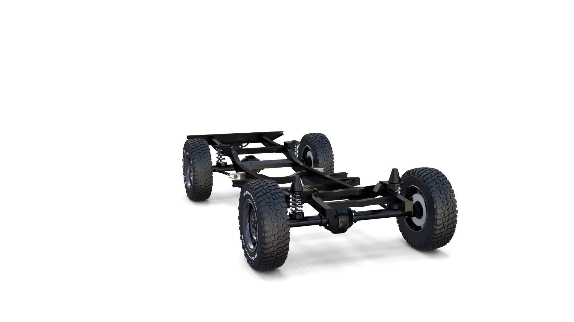 Range Rover Classic Chassis 3D model | CGTrader