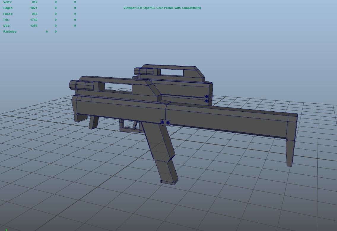 3D model FMG-9 love pistol VR / AR / low-poly | CGTrader