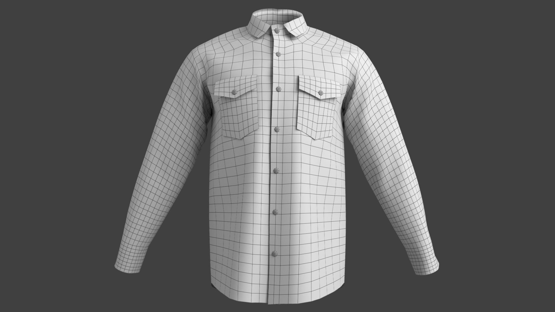 3D model Shirt long sleeves VR / AR / low-poly | CGTrader