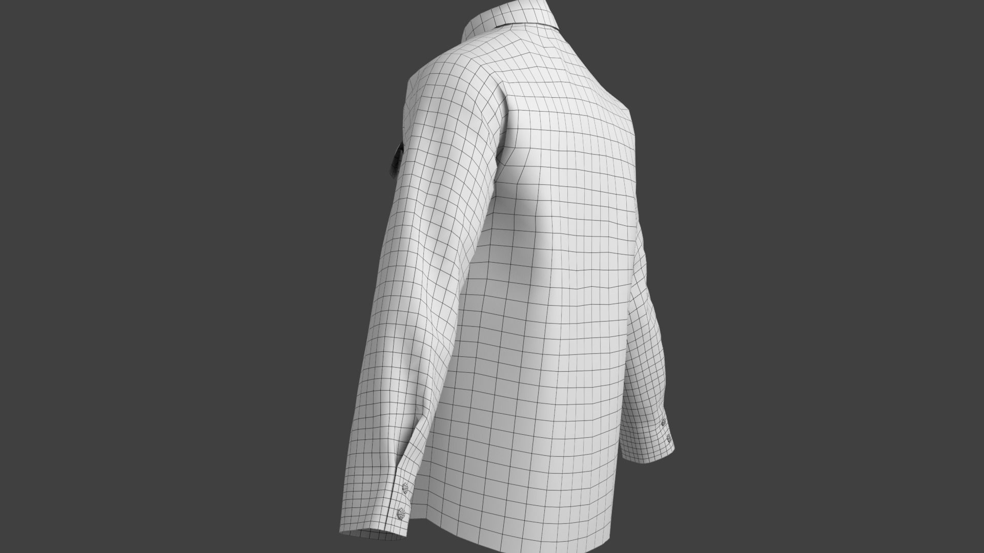 3D model Shirt long sleeves VR / AR / low-poly | CGTrader
