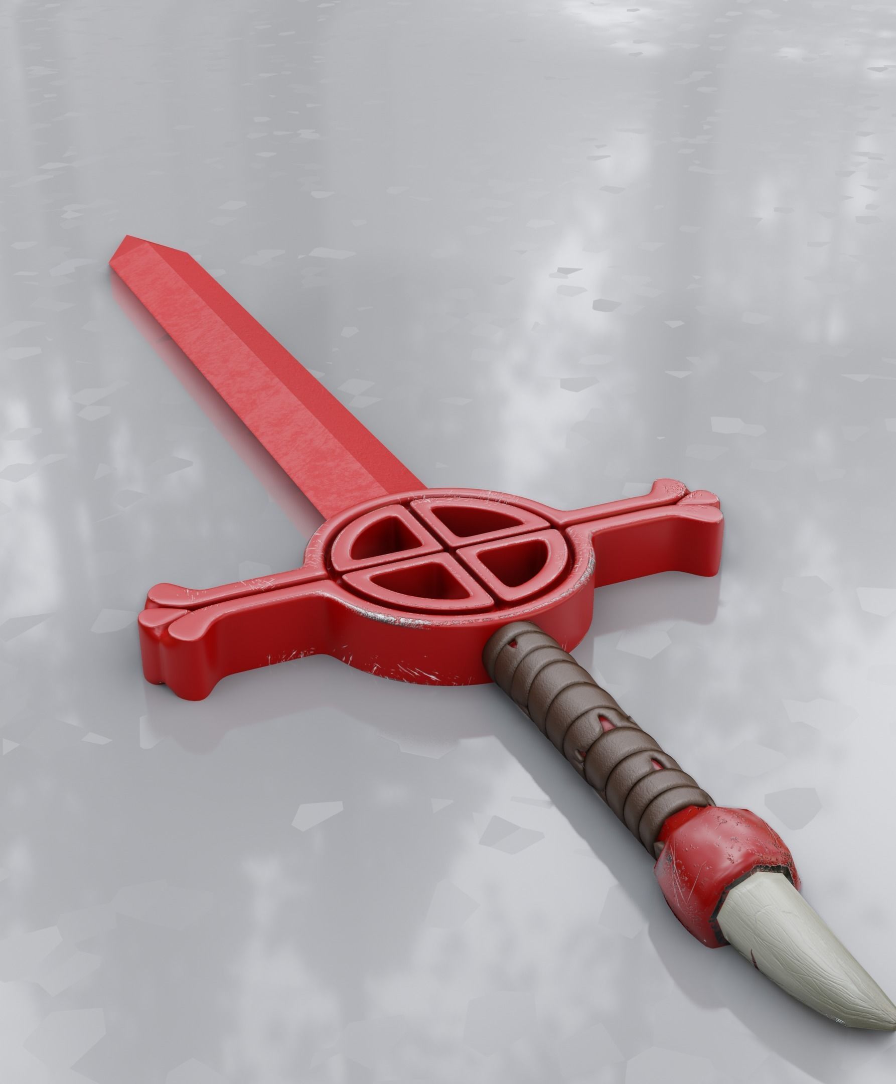 3D model Finn Sword - Demon Blood Sword VR / AR / low-poly | CGTrader