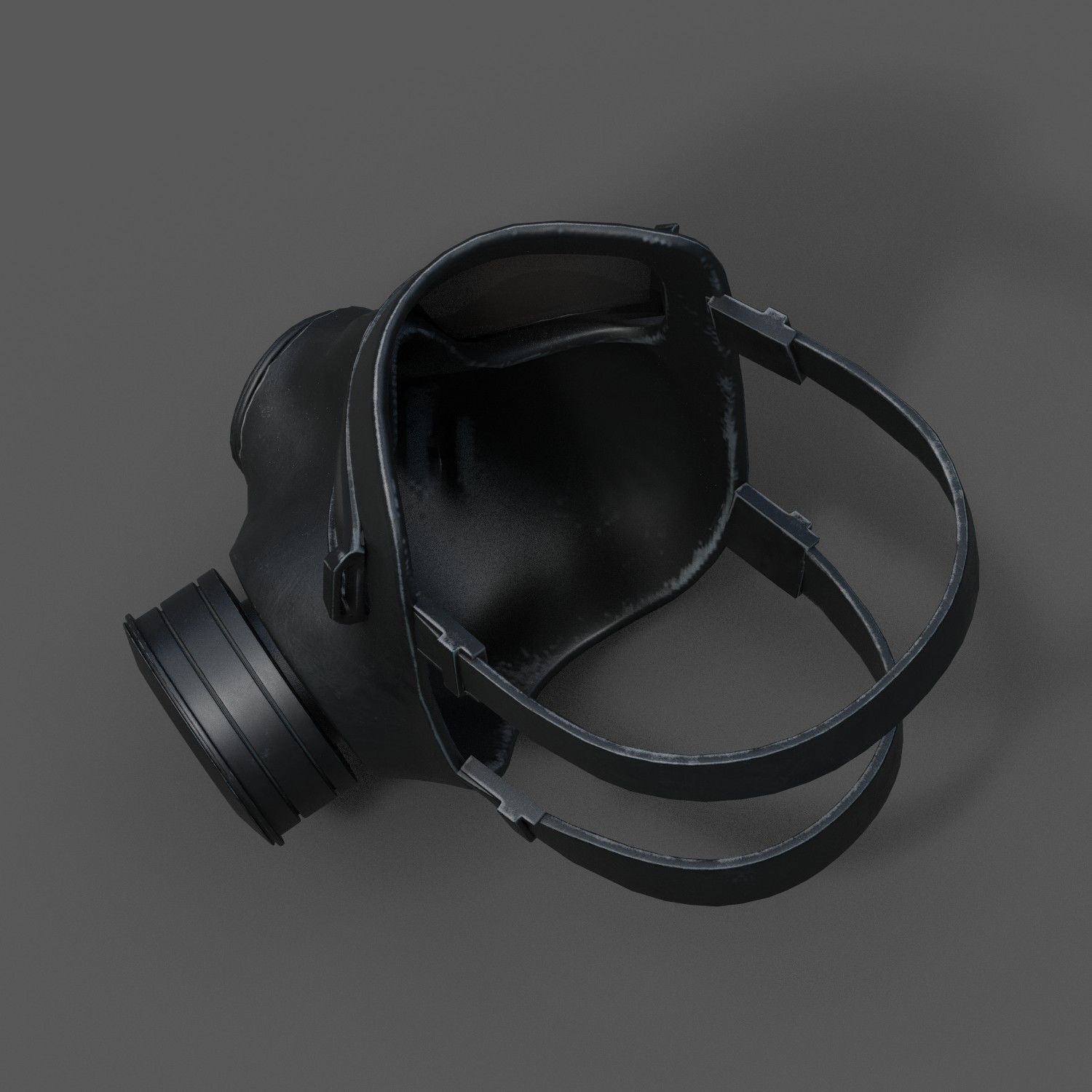 3D model Gas mask helmet scifi protection space millitary fantasy human ...