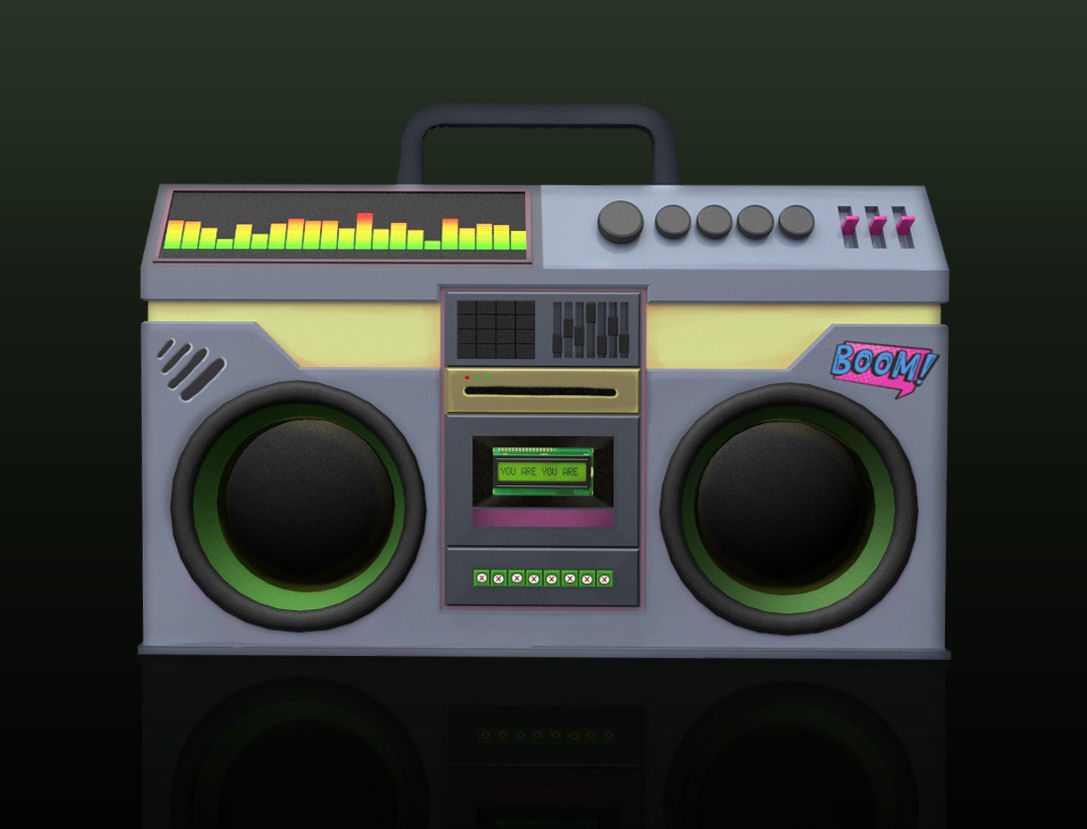 Boombox 3D model | CGTrader