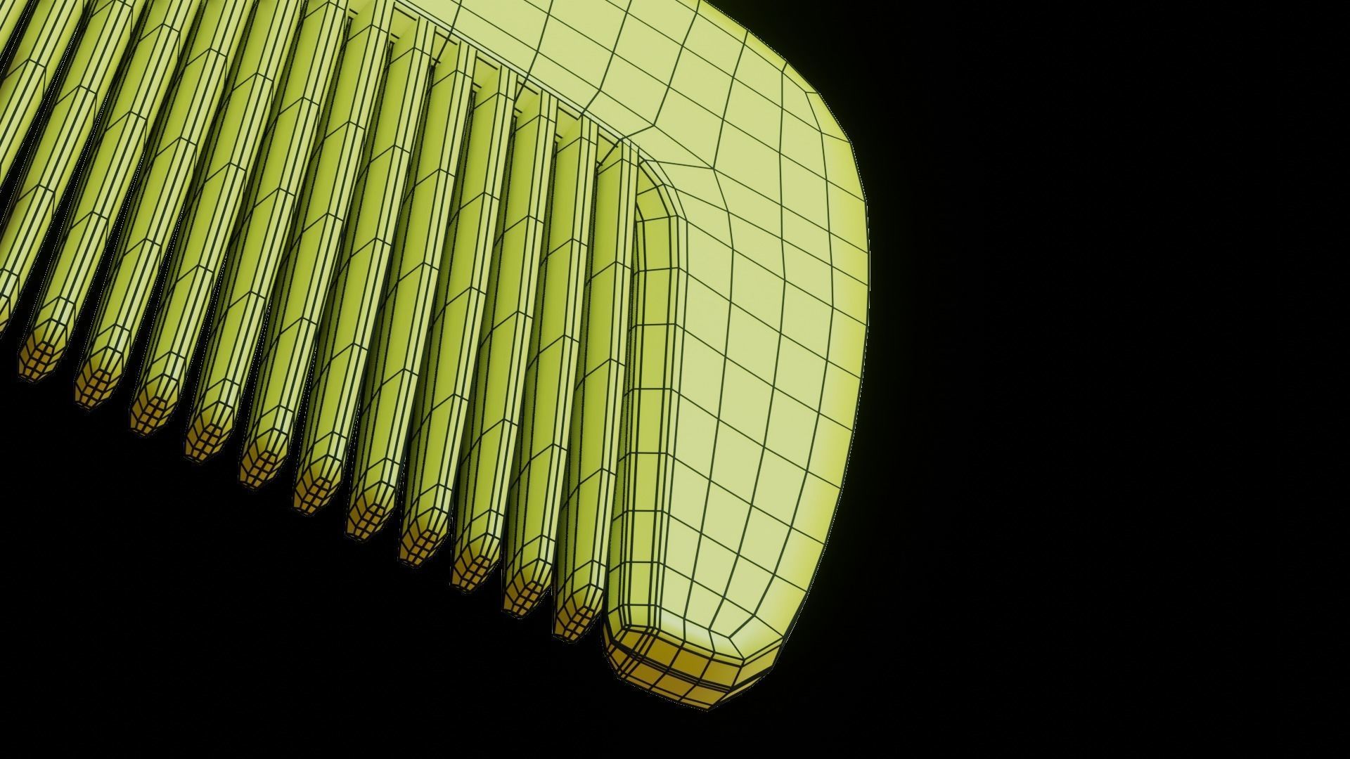 Simple Comb 3D model 3D model | CGTrader
