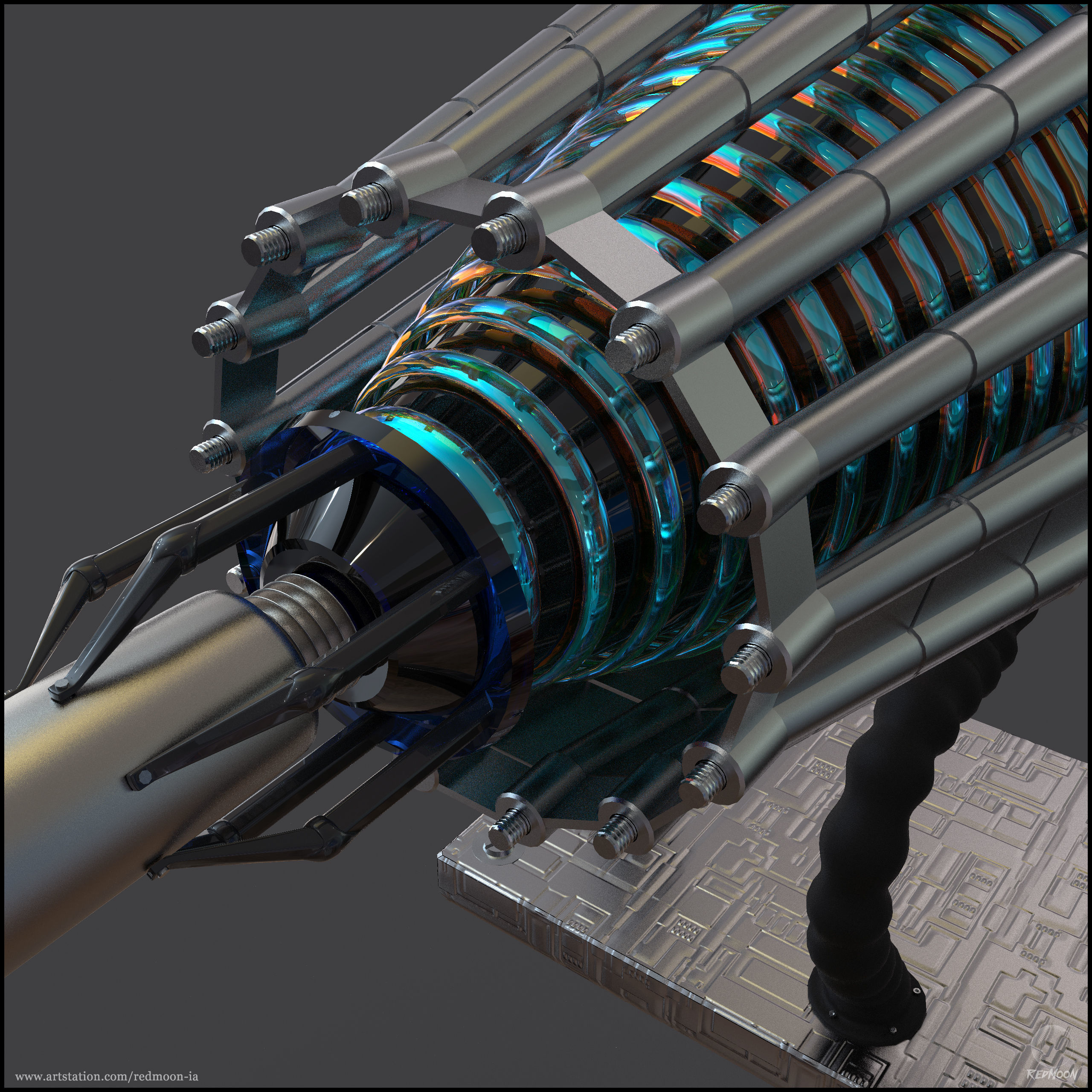 Space Weapon 3D model | CGTrader