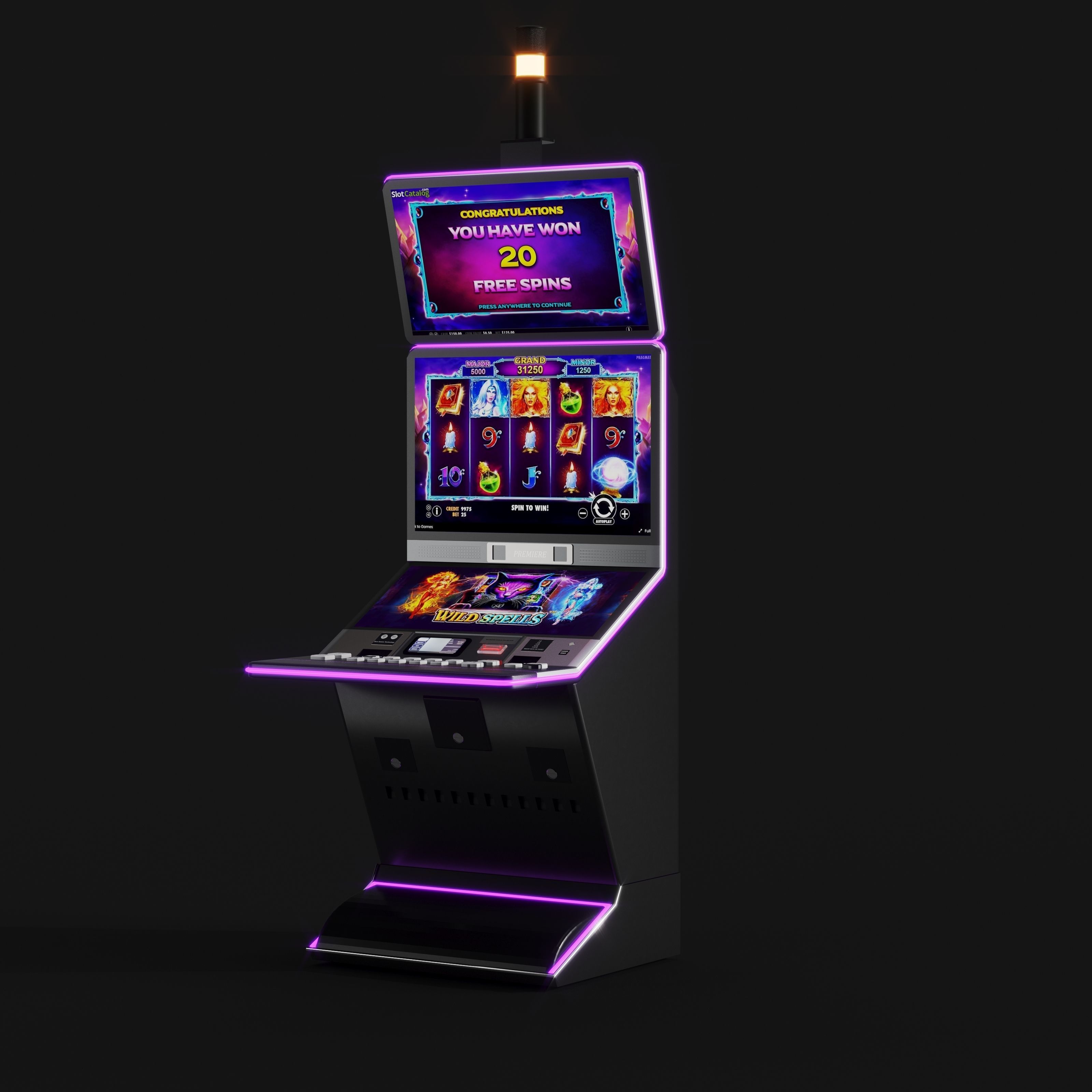 casino slot machine 3D model | CGTrader