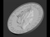 Elizabeth 2 medal coin 3D model 3D printable | CGTrader