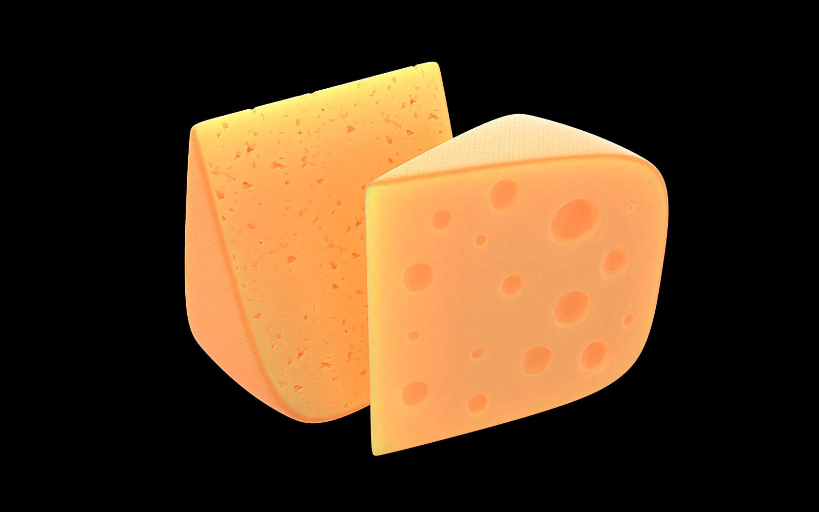 Cheese 3D model | CGTrader