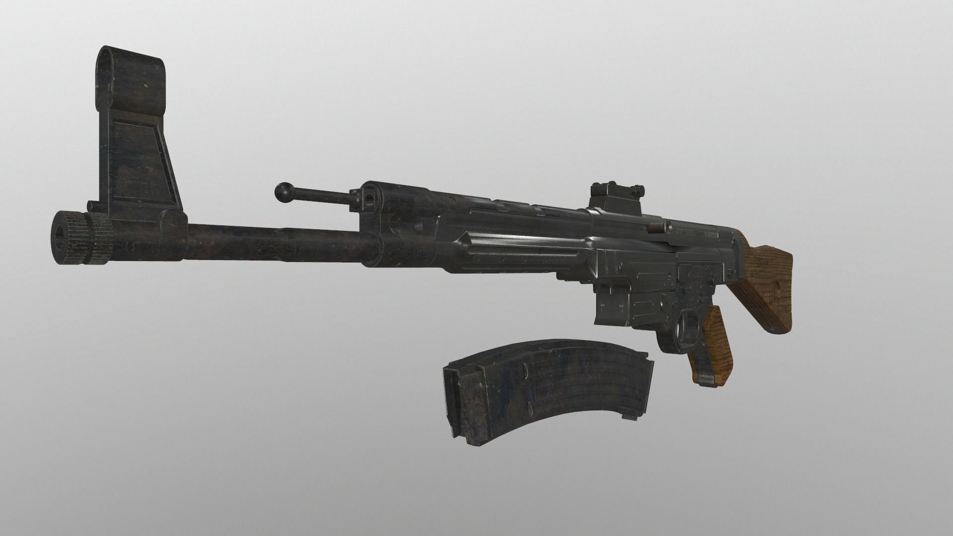 Assault rifle mp 44 3D model | CGTrader