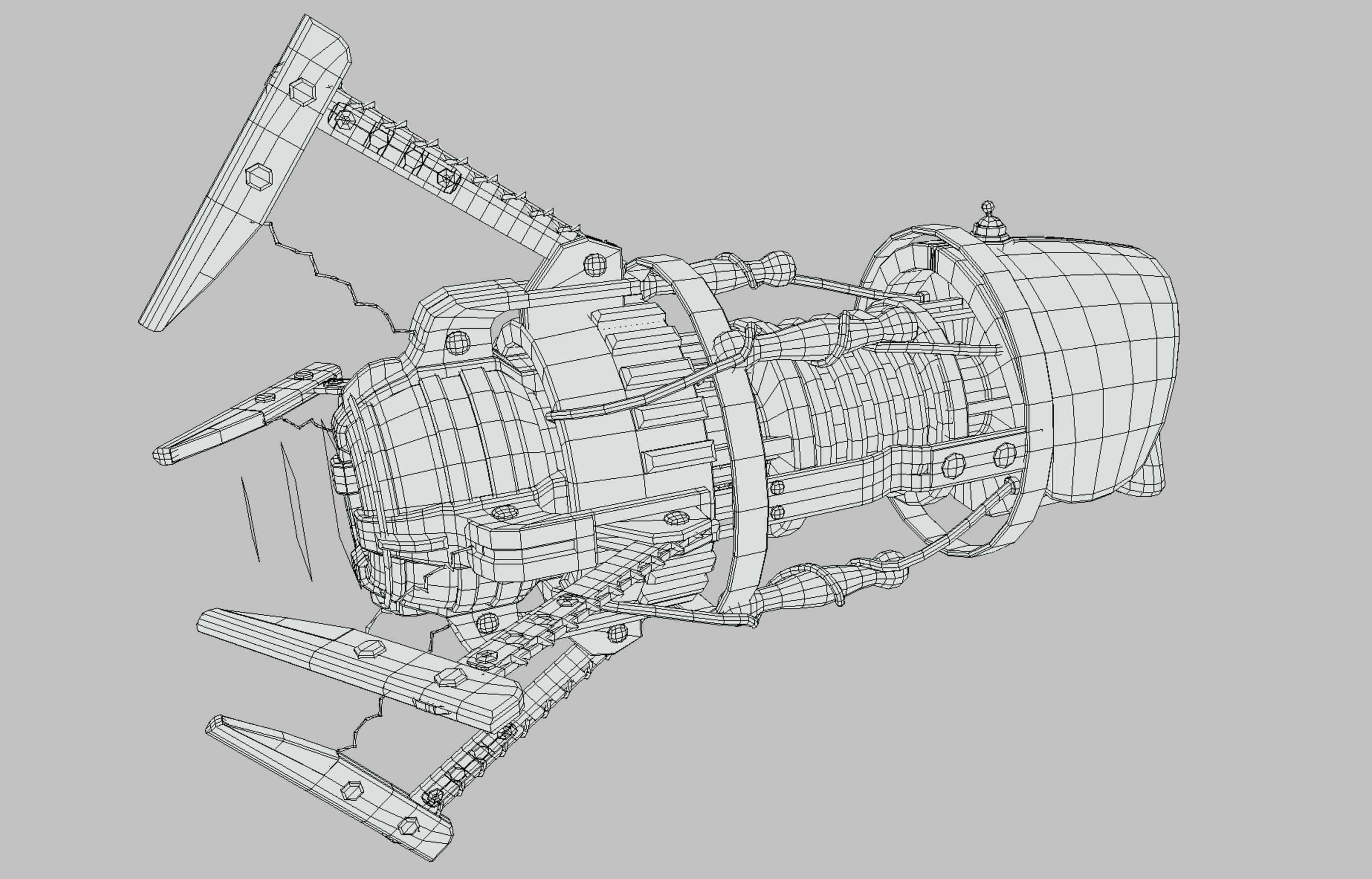 Gravity Manipulation Weapon 3D model | CGTrader