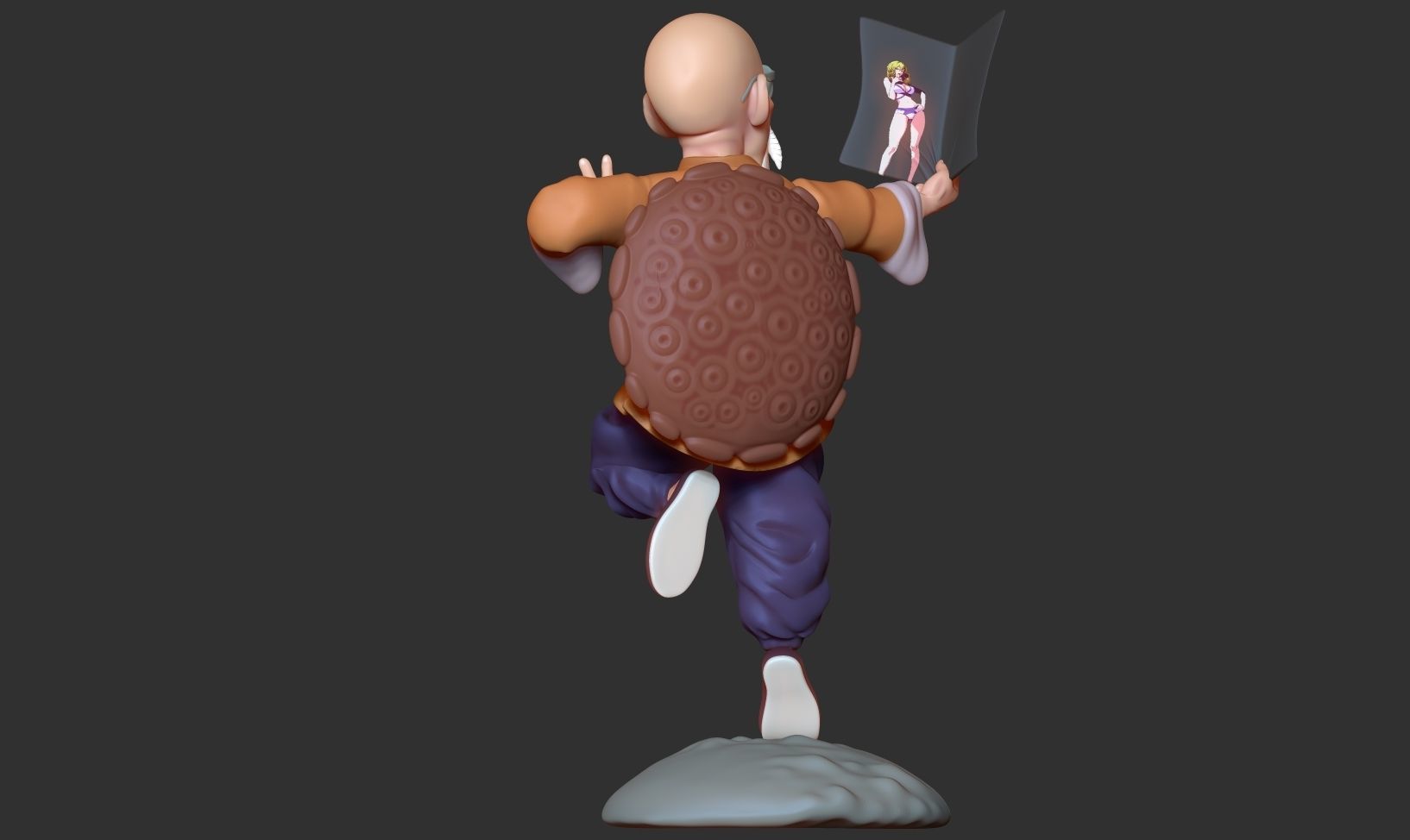 Master Roshi - Dragon Ball Fan art 3D model 3D printable | CGTrader
