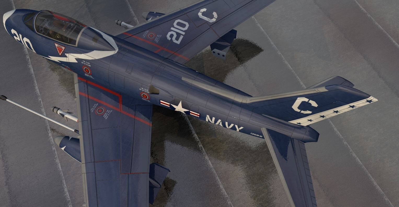 North American FJ-3 Fury 3D model | CGTrader