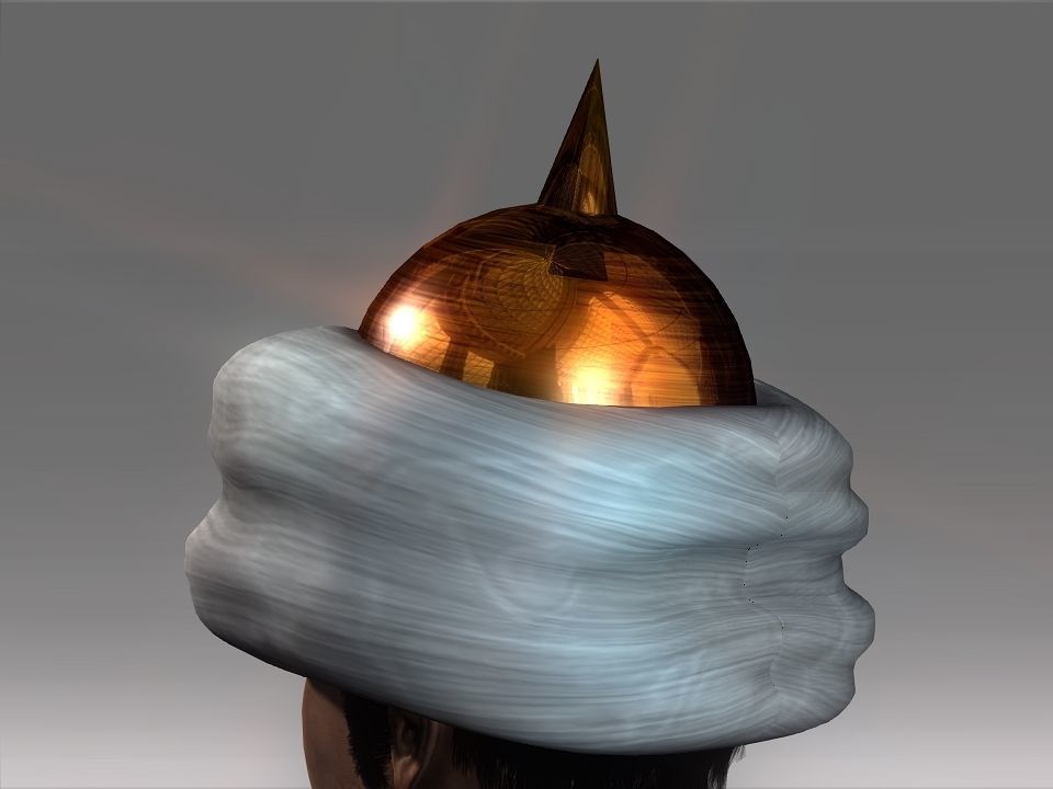 3D model Simple Arabian Turban Helmet VR / AR / low-poly | CGTrader