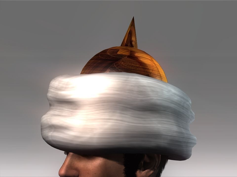 3D model Simple Arabian Turban Helmet VR / AR / low-poly | CGTrader