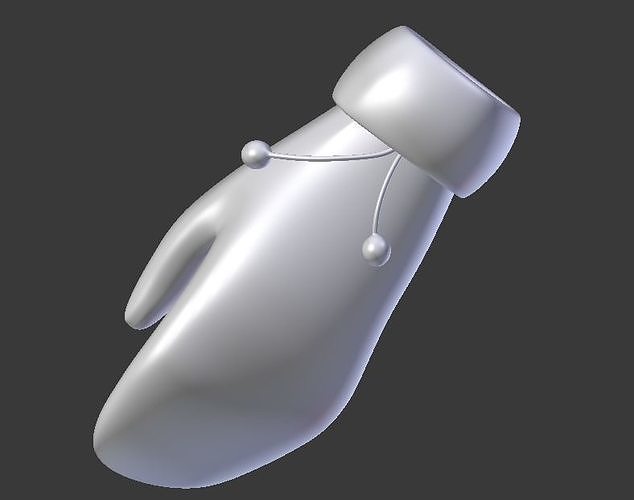 3D model Winter mittens VL111 VR / AR / low-poly | CGTrader