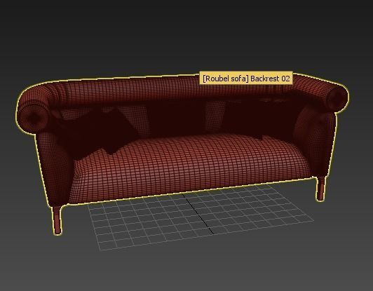 Rouble sofa 3D model | CGTrader