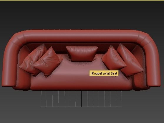 Rouble sofa 3D model | CGTrader