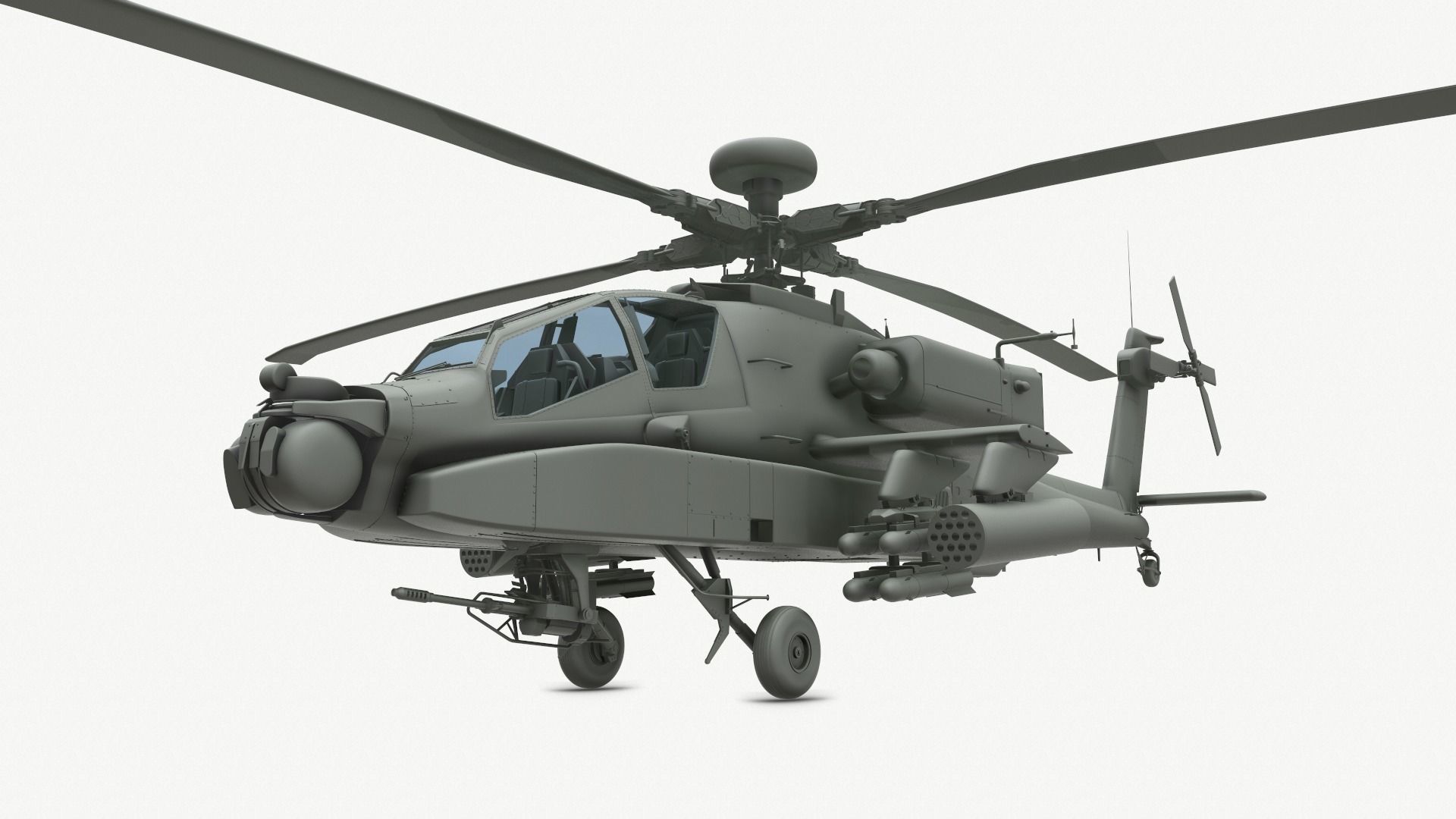 AH-64D Apache Longbow 3D model | CGTrader