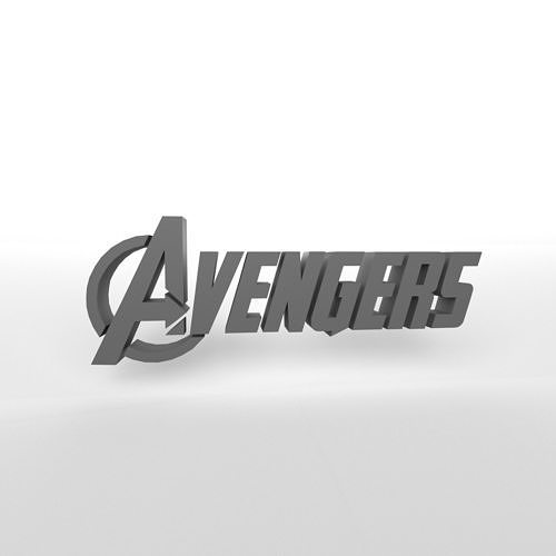 Avengers Logo v1 001 free VR / AR / low-poly 3D model | CGTrader