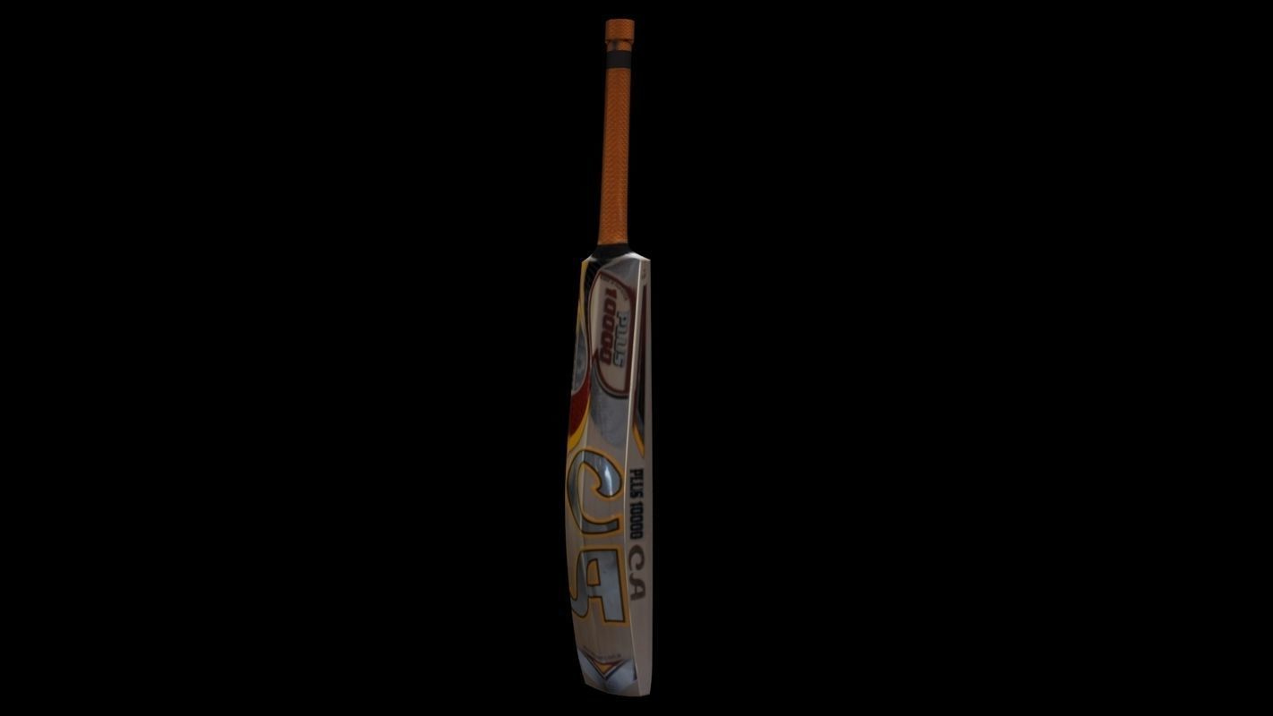 Cricket bat free 3D model | CGTrader