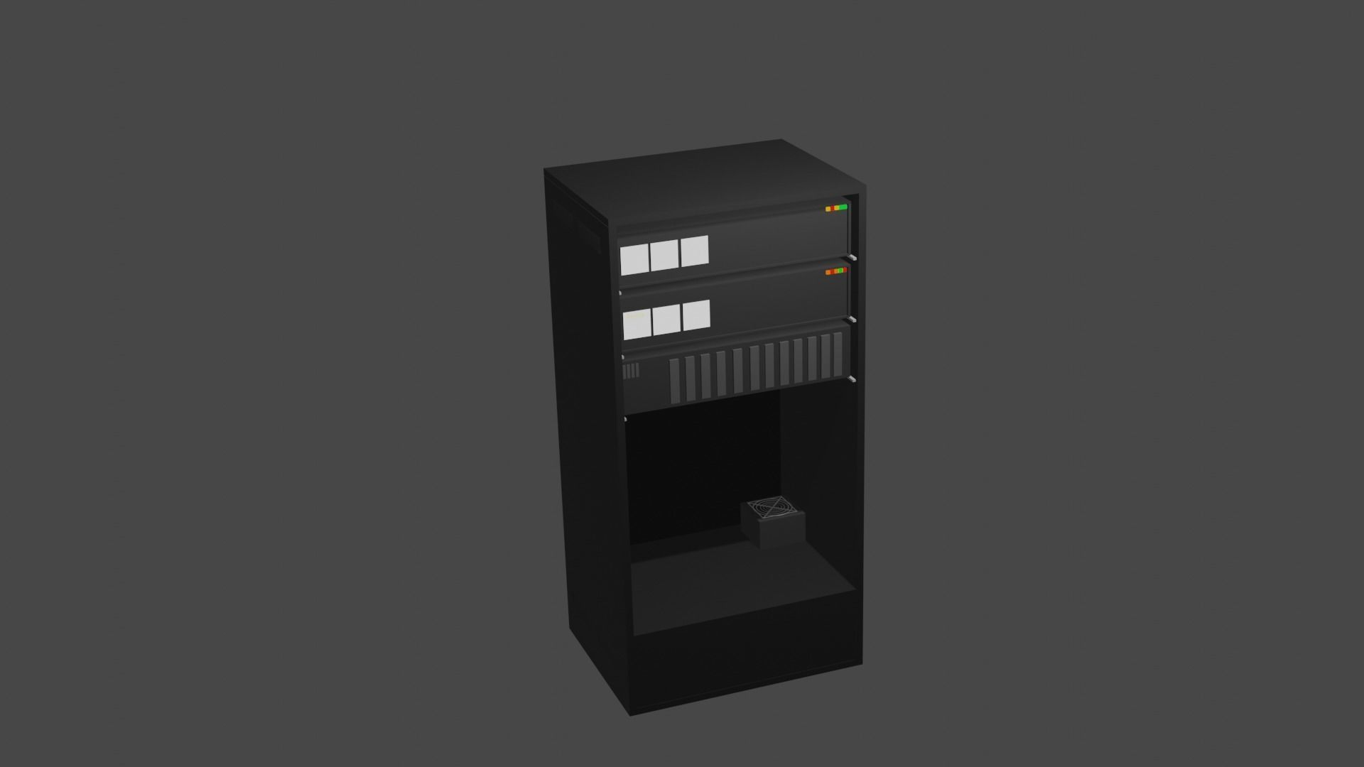 3D model Server Rack and Servers model VR / AR / low-poly | CGTrader