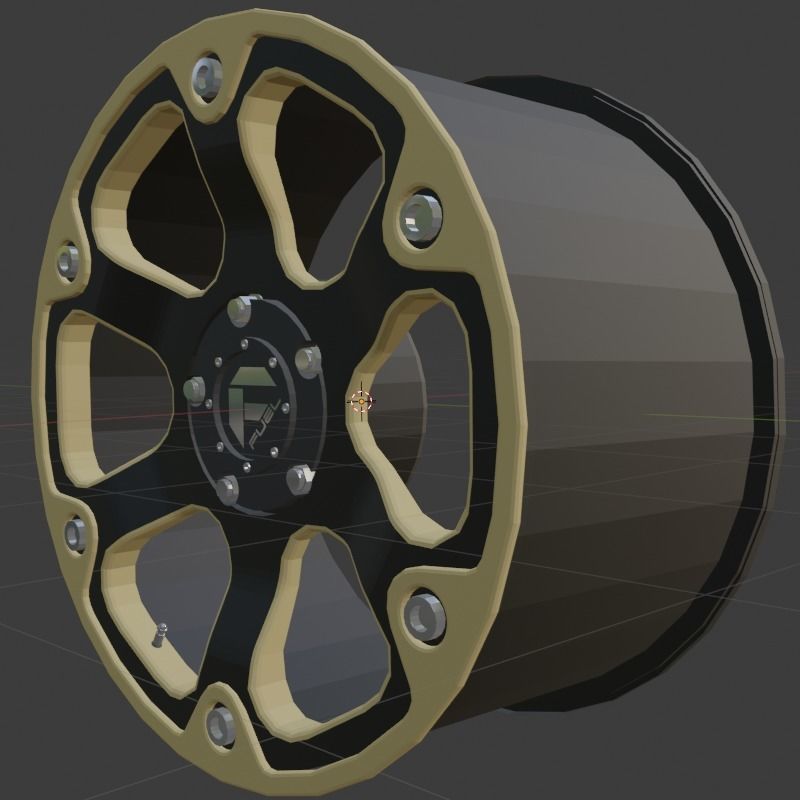 Fuel Wheels 3D model | CGTrader