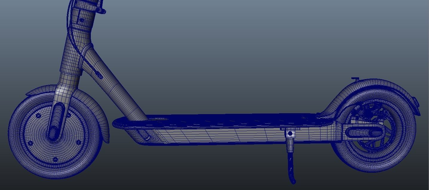 lowpoly Electric Scooter 3D model PBR | CGTrader