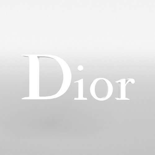 Dior Logo v1 002 free VR / AR / low-poly 3D model | CGTrader
