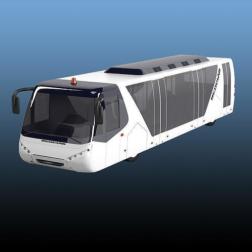 Neoplan airliner airport apron bus 3D model | CGTrader