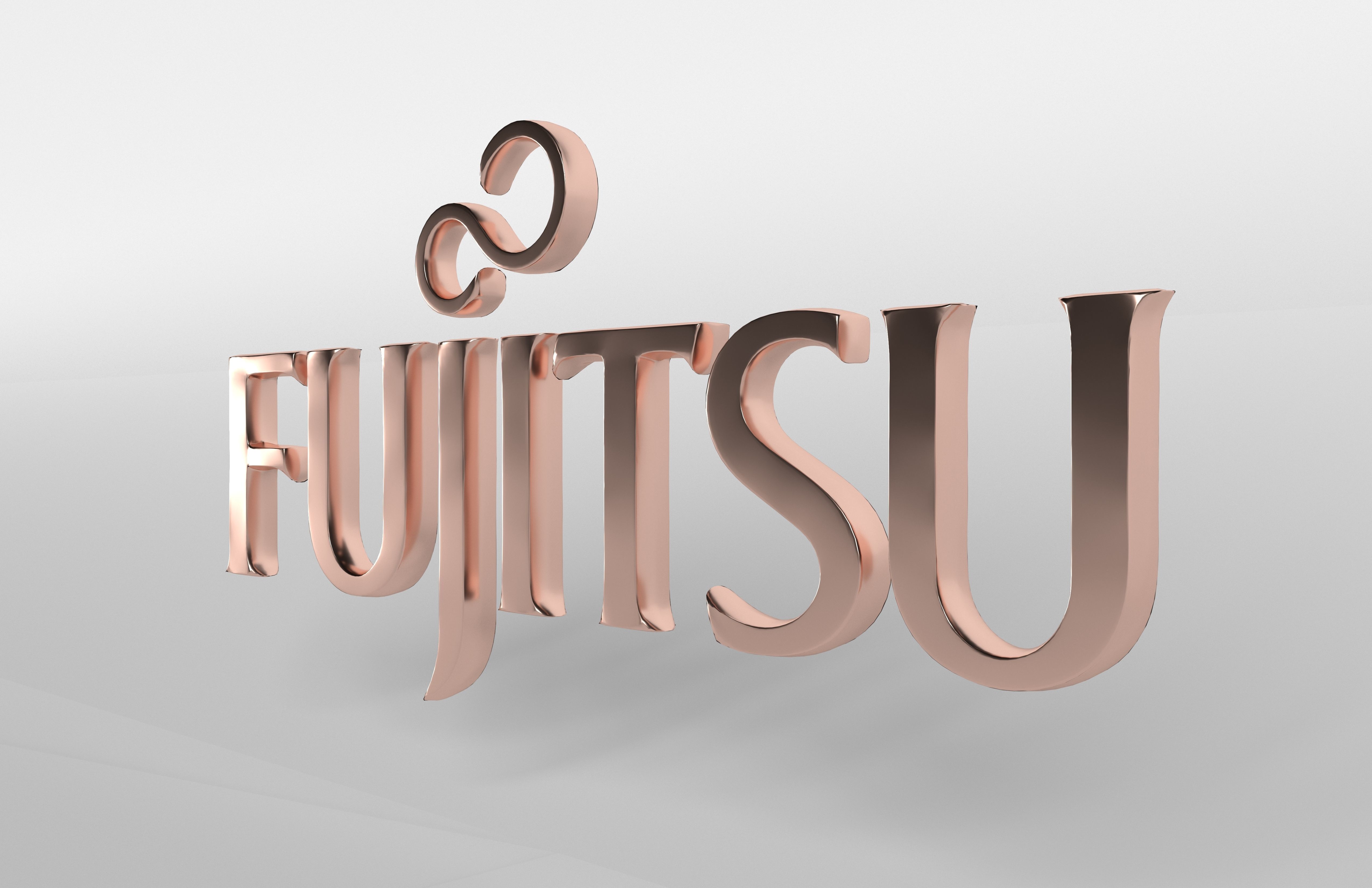 FUJITSU Logo v1 004 free VR / AR / low-poly 3D model | CGTrader