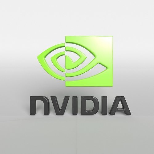 Nvidia Logo v1 001 free VR / AR / low-poly 3D model | CGTrader