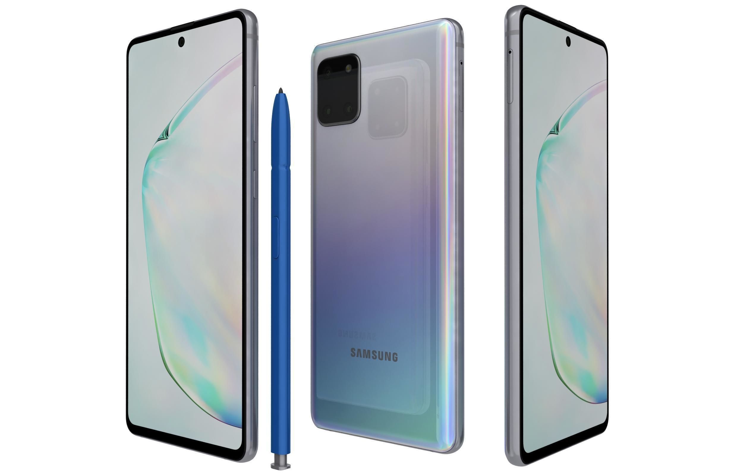 Samsung Galaxy Note10 Lite Aura Glow 3d Model Electronic