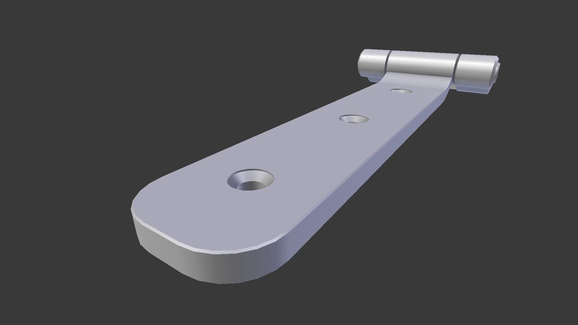 Door hinges 3D model | CGTrader