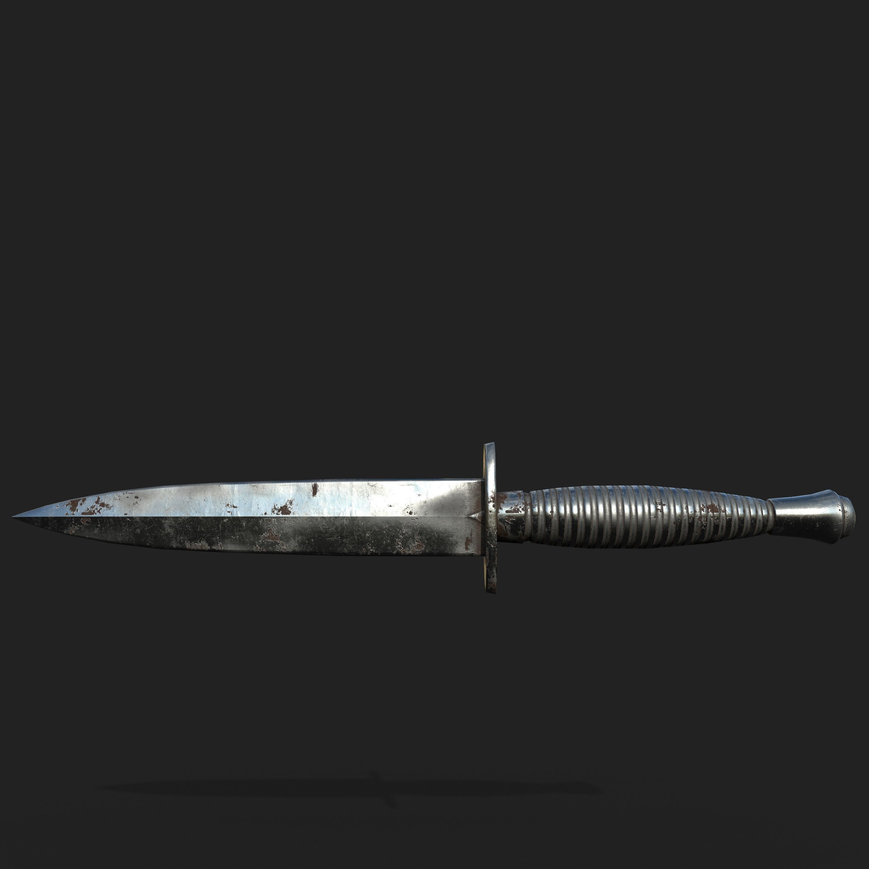 3D model WW2 British commando knife VR / AR / low-poly | CGTrader
